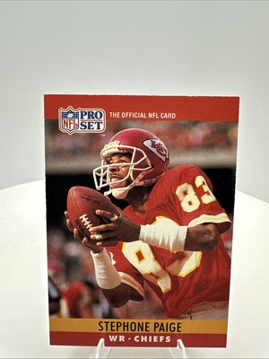 Stephone Paige - 1990 Pro Set #146 - Kansas City Chiefs Football Card ...