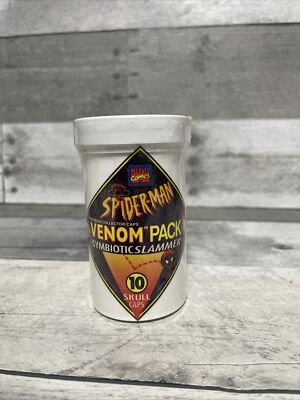 Toy Biz Vintage Rare Marvel Comics 1994 Spider-Man Caps Venom Pack Pogs ...