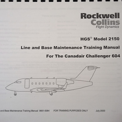 Collins Flight Dynamics HGS 2150 in Challenger 604 Maintenance Training ...