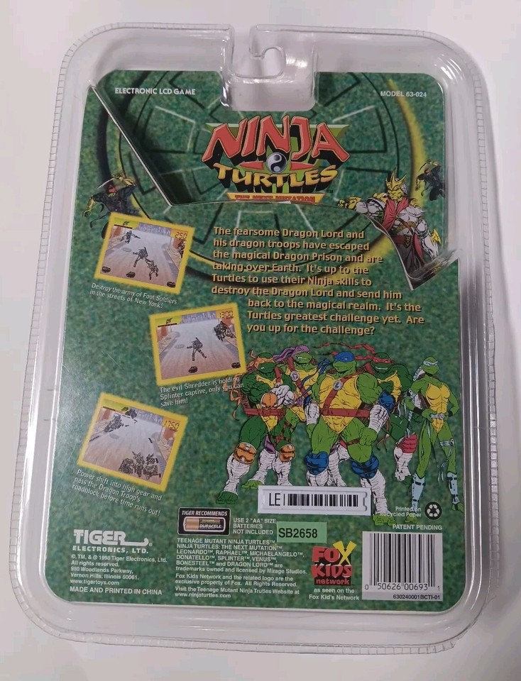 Tiger Electronics TMNT Handheld THE NEXT MUTATION New Sealed RARE | eBay