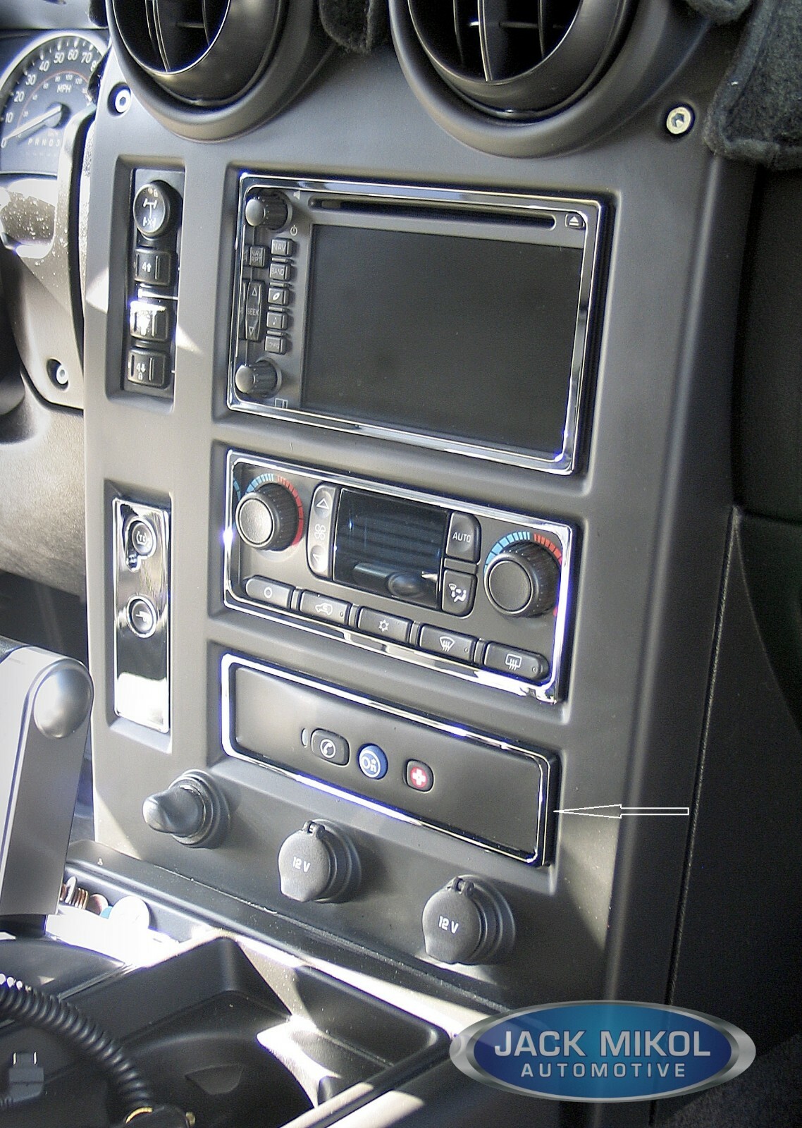 Chrome Billet Aluminium Onstar Control Dash Trim Bezel for HUMMER H2 ...