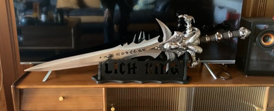 Wow World of Warcraft Metal Sword 48" Arthas Menethil Frostmourne 1:1 ...