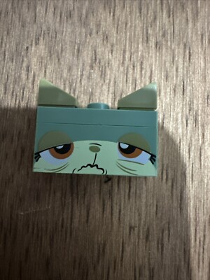 Lego Movie Unikitty QUEASY KITTY Figure Sea Cow Head Only Parts Green ...