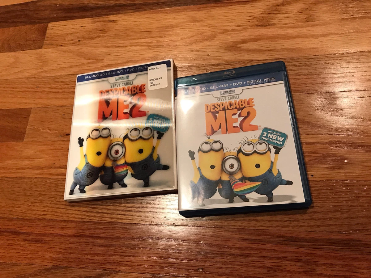 Despicable Me 2 Blu Ray 3d