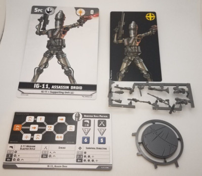 Star Wars Shatterpoint - IG-11 Assassin Droid *Model & Cards* | eBay