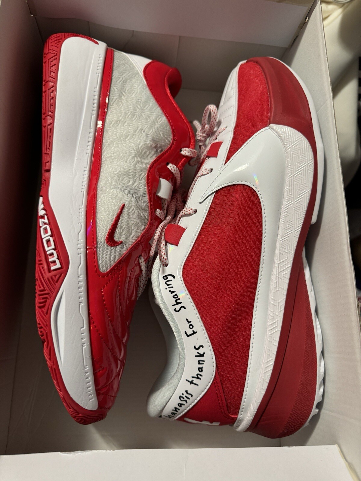 New Size 11 Nike Zoom Freak 5 ASW Red White Mens Basketball FV1933-600 ...