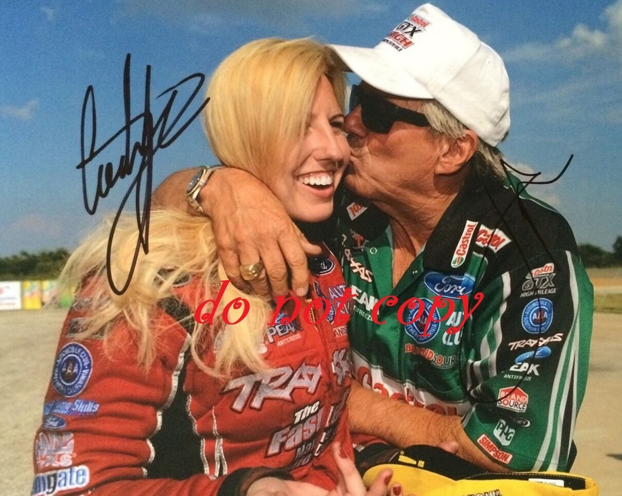 JOHN FORCE & COURTNEY FORCE AUTOGRAPHED PICTURE SIGNED 8X10 PHOTO ...