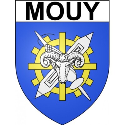 Mouy 60 ville Stickers blason autocollant adhésif | eBay