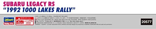 Hasegawa 1/24 Subaru Legacy RS 1992 1000 Lake Rally Plastic Model Kit ...