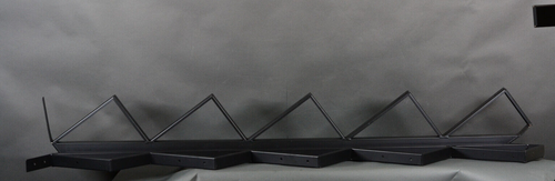 5-Step Powder Coated Steel Stair Riser (Stringer) in Black | eBay