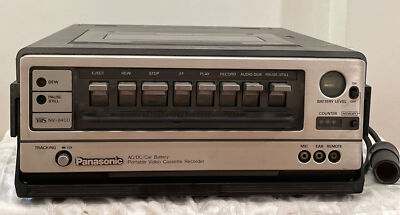 Vintage 1980 Panasonic VCR VHS Player Portable NV-8400 | eBay