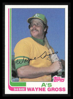 Wayne Gross 1982 Topps #692 Oakland Athletics | eBay