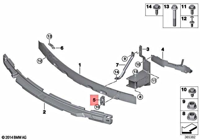Genuine BMW X5 X6 F15 F16 F85 F86 X5 25d 25dX Support Insert Right ...
