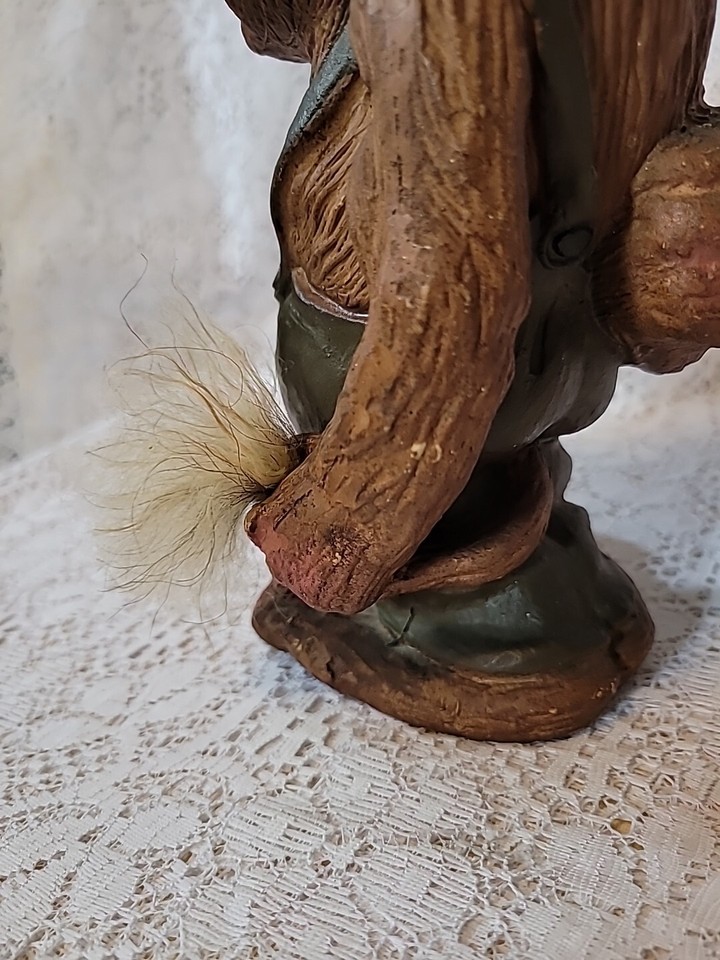 VTG #700 TROLL ORIGINAL LARGE TAIL TROLL FIGURINE NORWEGIAN NORWAY ...