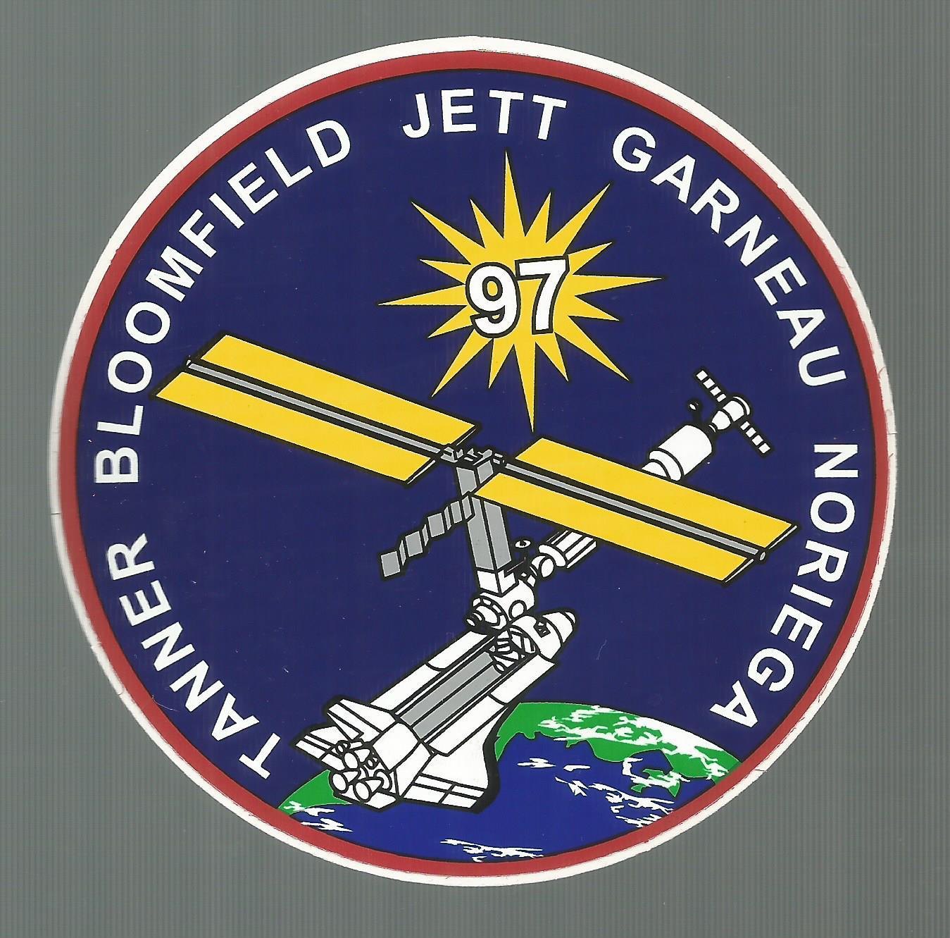 NASA SHUTTLE ENDEAVOUR STS-97 CREW PATCH SPACE DECAL STICKER 4" | eBay