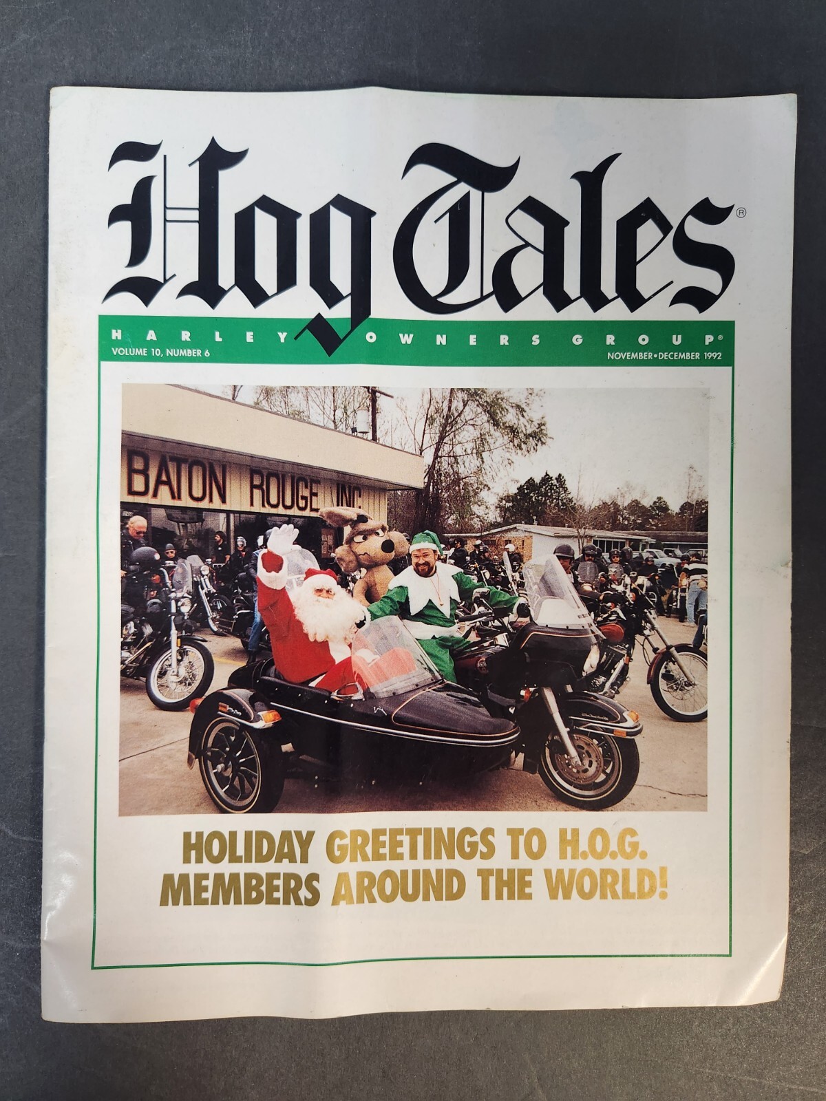 1992 Hog Tales Motorcycle Magazine Volume 10 Number 6; HOG Chapter ...
