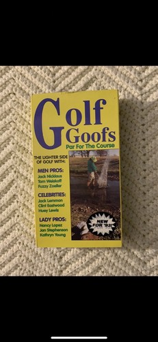 Golf Goofs Par For The Course 1992 VHS Tape | eBay