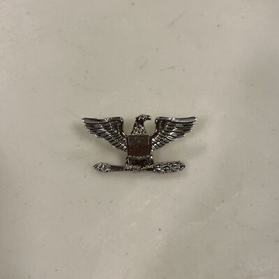 USAF 1/20 Silver Filled Colonel Pin Right Facing Eagle | eBay