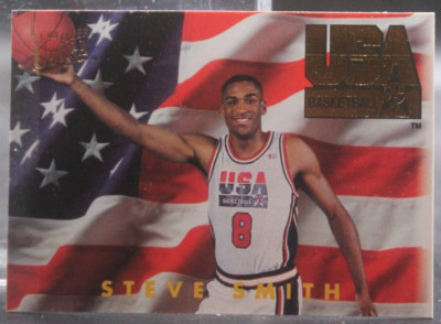 Steve Smith (Michigan State) 1993-1994 Fleer Ultra USA Basketball #369 ...