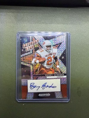 2025 Prizm Draft Picks Barry Sanders Saturday Star Mojo Auto /25 | eBay