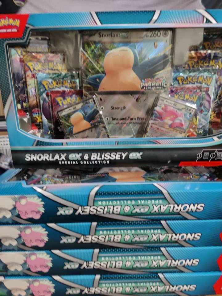 Pokemon TCG Snorlax Ex & Blissey Ex Special Collection Box Lot Of 5 ...