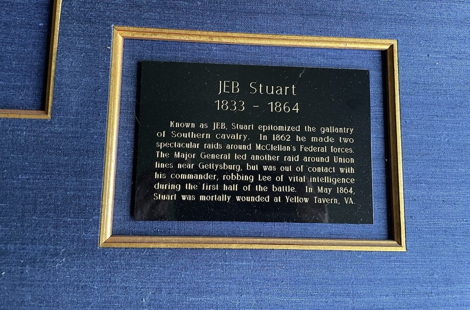 James Ewell Brown "JEB" Stuart Original Engraving by Eng. by A.H ...