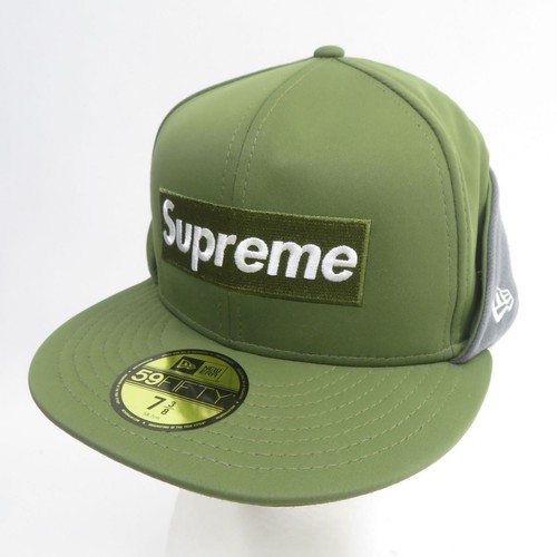 SUPREME New Era WINDSTOPPER Earflap Box Logo Cap Hat with ear flaps ...