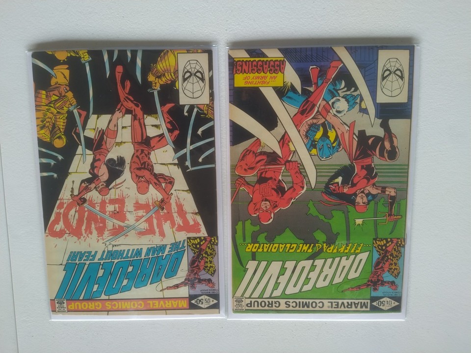 DAREDEVIL 163 - 181 FRANK MILLER ART 16 MARVEL COMICS LOT | eBay
