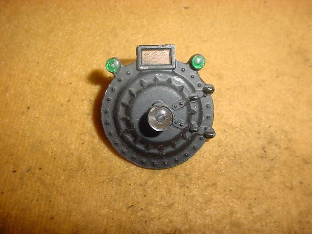 MARX O27 TRAINS 333 SMOKING/NONSMOKING STEAM ENGINE BLACK DIECAST ...