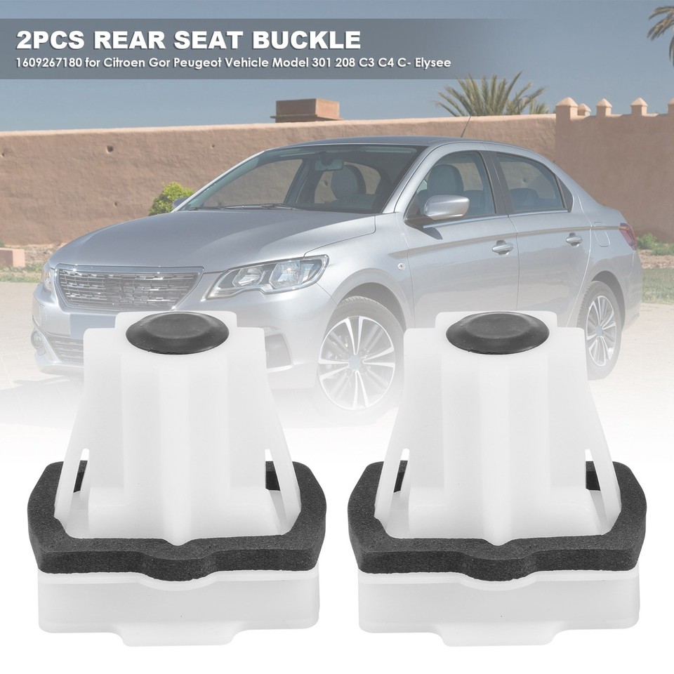2Pcs Rear Buckle 1609267180 for for Vehicle Model 301 208 C3 C4 C-5334 ...