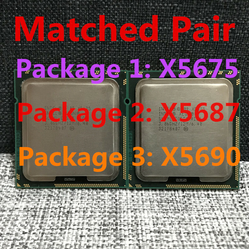 X5675 Vs X5680 100% Test Intel Xeon X5675 CPU Processor 6 Core Socket