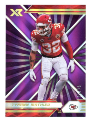 2021 Panini XR #51 Tyrann Mathieu Purple /25 Chiefs/Saints | eBay
