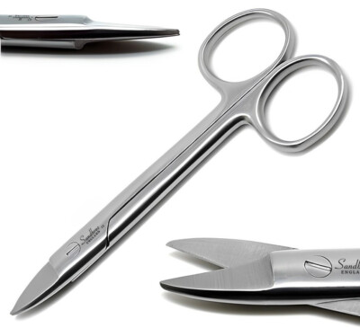 HALF Moon Strong Nail Scissors for Cut off Finger Nails & Toe Nails ...