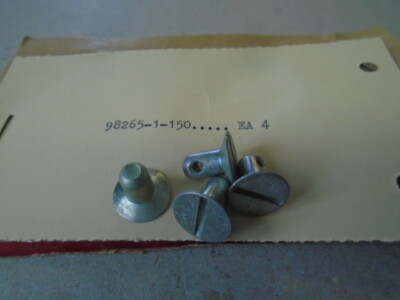 PACK OF 4 EA NOS AIRLOC FASTENERS / STUDS P/N: 98265-1-150 | eBay