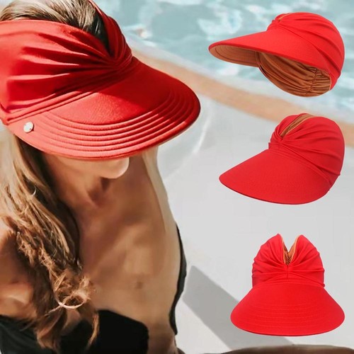 Anti-UV Flexible Beach Cap Sun Protection Hats Baseball Cap Visor Hat ...