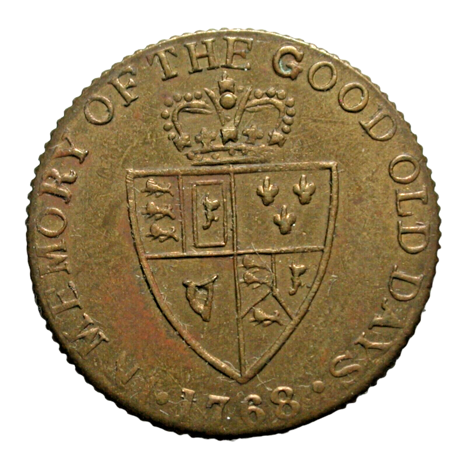 Great Britain King George III 1768 Token #1 | eBay