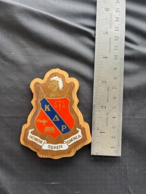 Kappa Delta Rho Double Raised Wood Crest Shield NEW, LICENSED | eBay