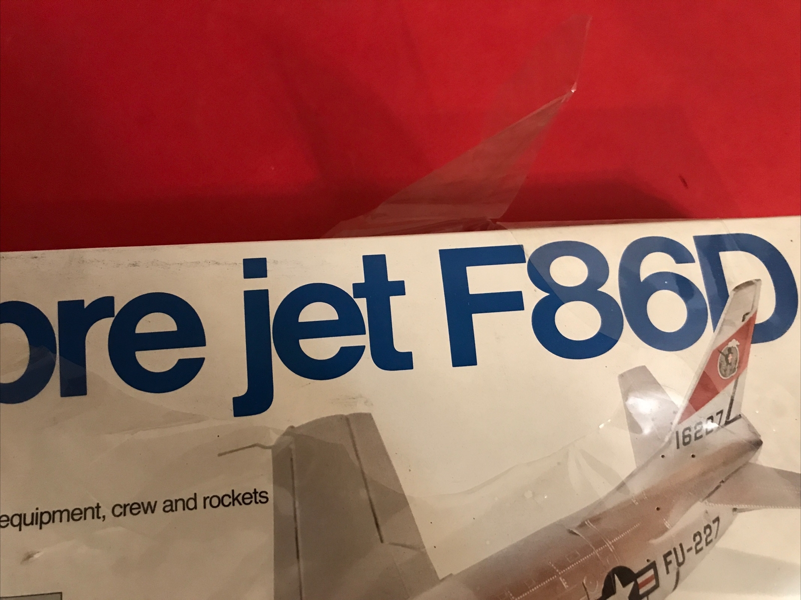 Vintage 1970s? Entex North American Sabre F86d Model Fighter Jet Kit ...