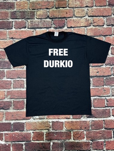 Men’s size Large Free Durkio Lil durk t shirt merch OTF New rap tee ...
