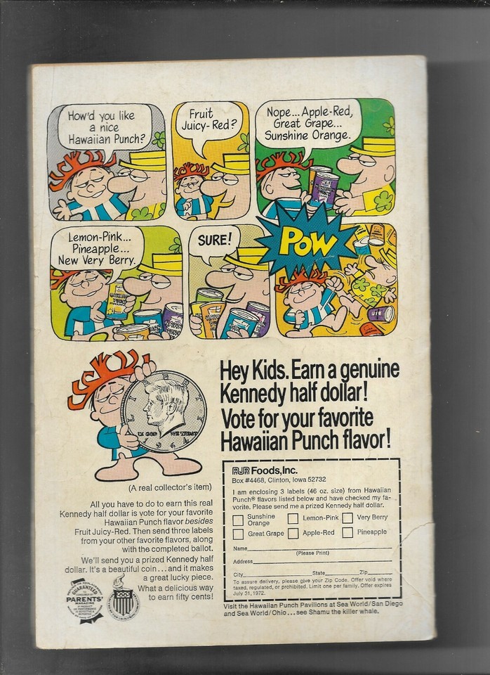 TV CASPER & COMPANY #33 Oct.1972 HARVEY COMICS Spooky Katnip & Herman ...