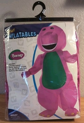 Spirit Halloween BARNEY THE DINOSAUR Inflatable Costume Adult One Size ...