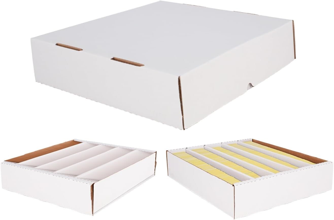 BCW 5000 Count Card Box Baseball Trading Card Storage Box Full Lid ...