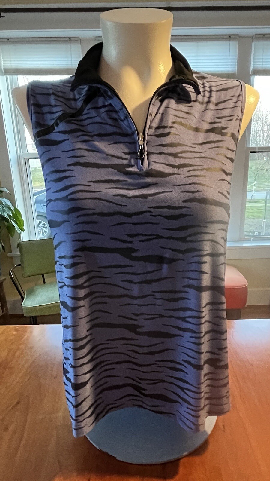 Jamie Sadock Size XLarge Quarter Zip Abstract Artsy Tank Top Golf | eBay