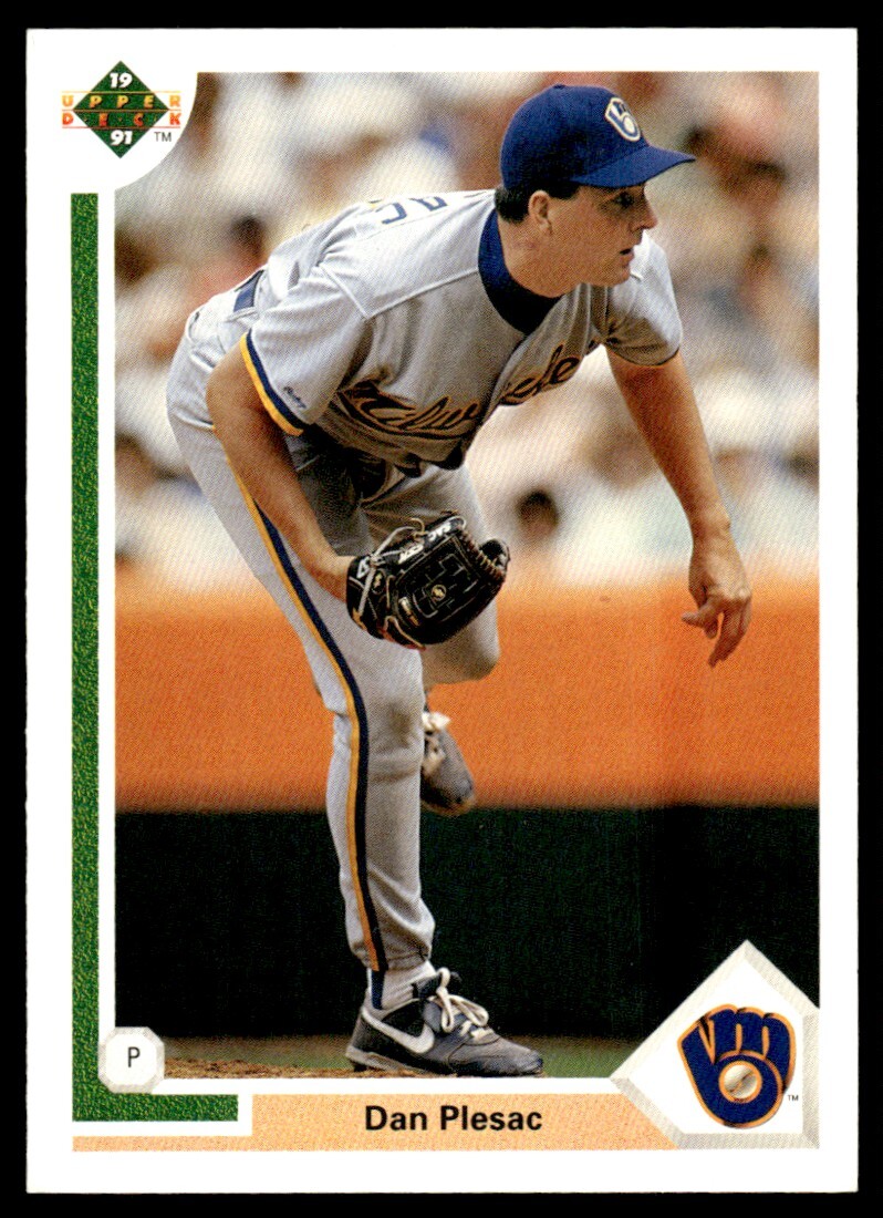 1991 Upper Deck #322 Dan Plesac Milwaukee Brewers | eBay