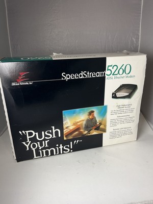 SpeedStream 5260 Ethernet ADSL DSL Bridge Modem | Efficient Networks ...