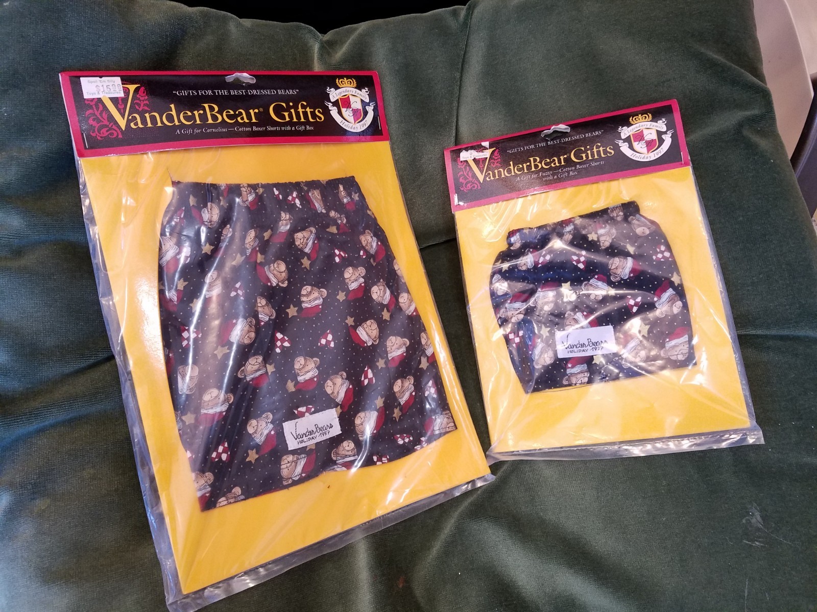 VanderBear Wear Portrait in Black & White Cornelius & Fuzzy Boxer ...