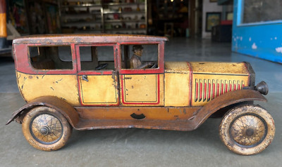 Rare Vintage 13.5'' Long Limousine Distler JDN 7673 Litho Car Tin Toy ...