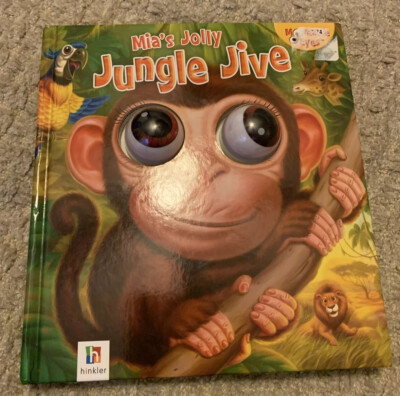 Mia's Jolly Jungle Jive monkey hardback book with moveable eyes by ...