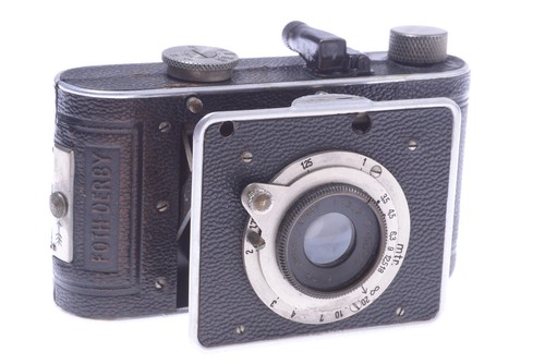 FOTH DERBY ORIGINAL *WORKS 100%* 127 ROLL FILM 24x36MM CAMERA 50MM 3.5 ...