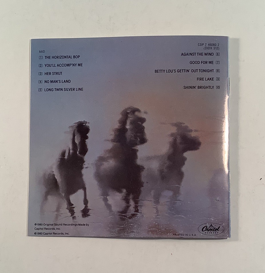 Bob Seger & The Silver Bullet Band "Against The Wind" Audio CD CDP 7 ...